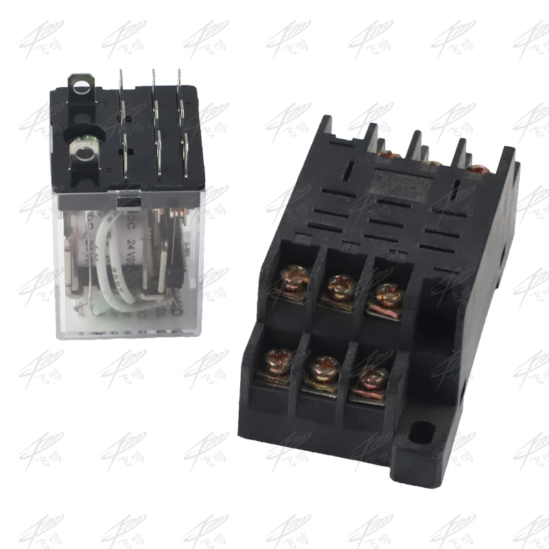 LY3NJ JQX-13F HH63P 220vac реле 24 в 12 В 36 В AC/DC 10A серебряный ...