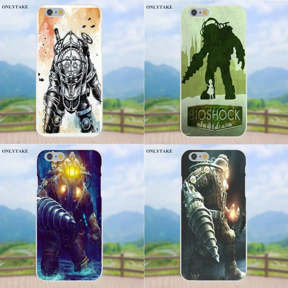 Bioshock Big Daddy Soft TPU Screen Protector For Apple iPhone 4 4S 5 5C ...