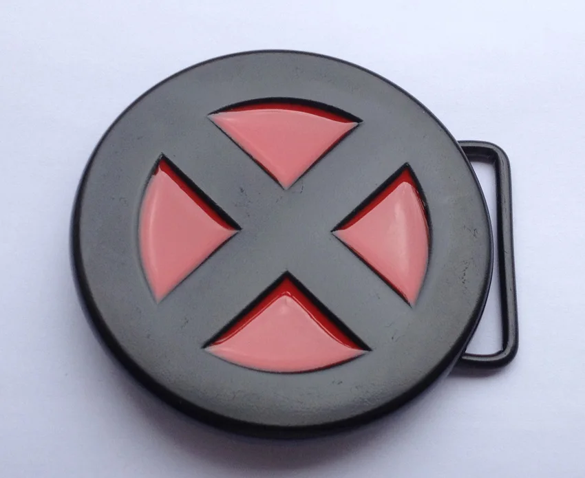 Xman belt buckle with black coating finish