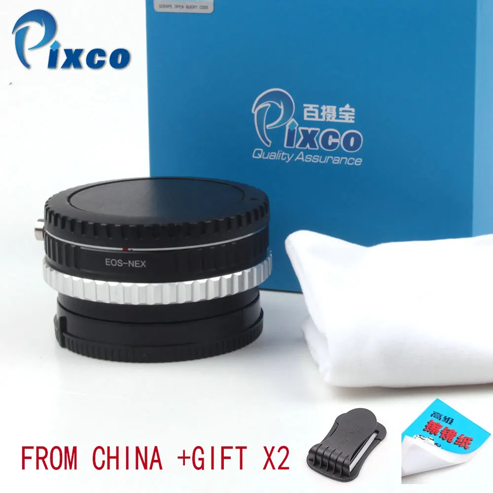 Pixco For EOS NEX Adjustable Aperture Focal Reducer Speed Booster Suit ...