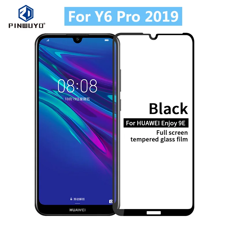 Para Huawei Y6 Pro 2019 100% Original PINWUYO 9H cubierta completa endurecida protector de ...