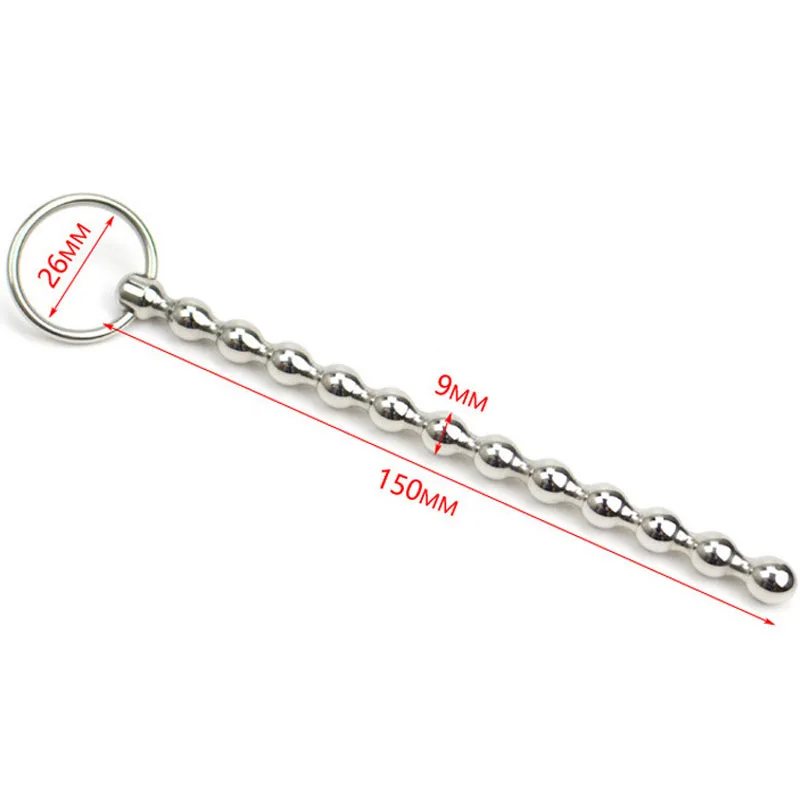 Urethra Stimulation Metal Penis Plug Stainless Steel Beads Sounding ...