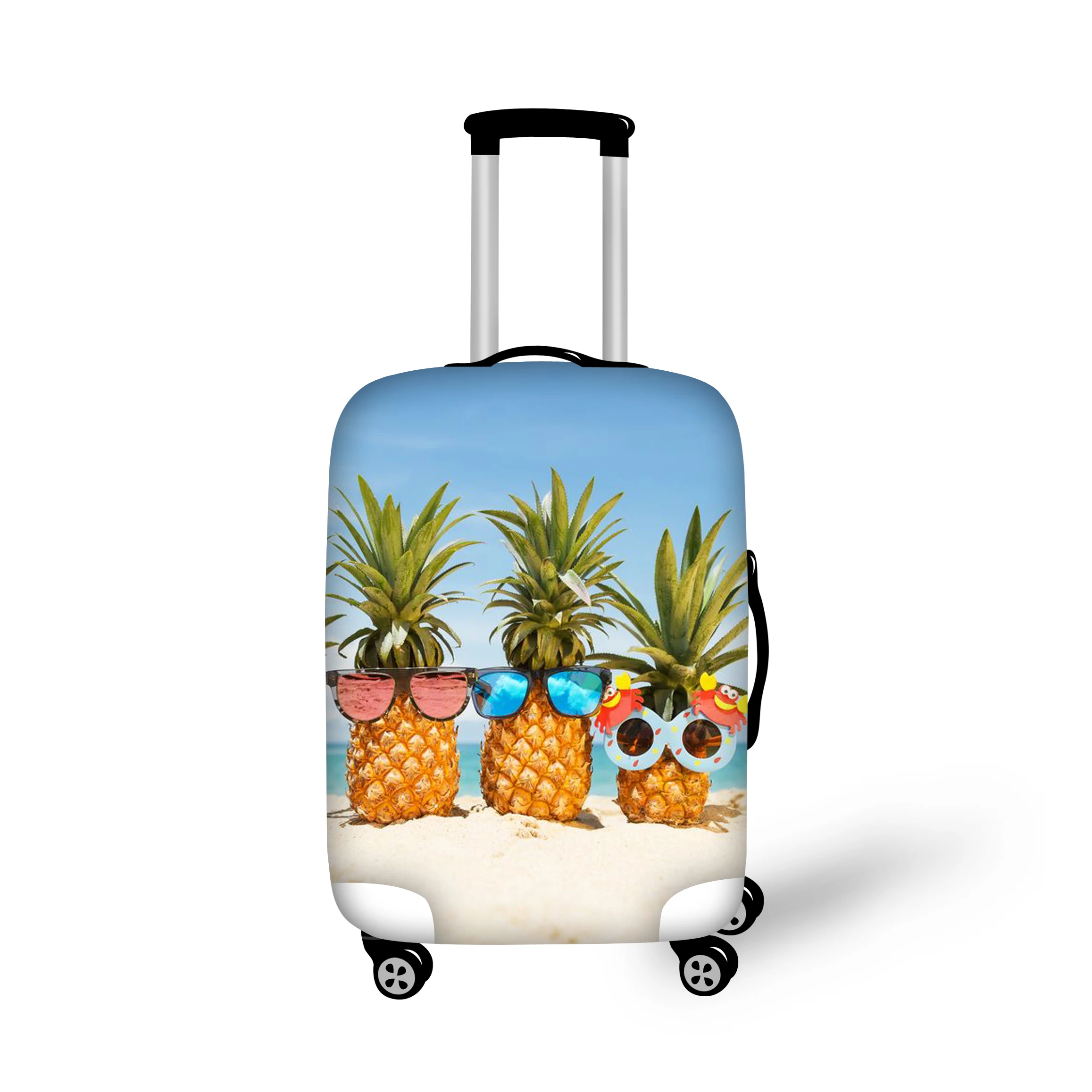Elviswords Summer Style Travel Accessories Pineapple Print Protective