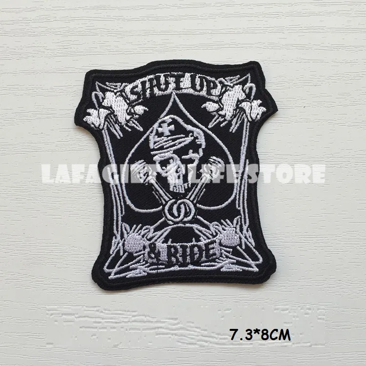 3pc Ghost Rider LOGo Patches for Clothing Jacket Bag punk Motorcycle ...