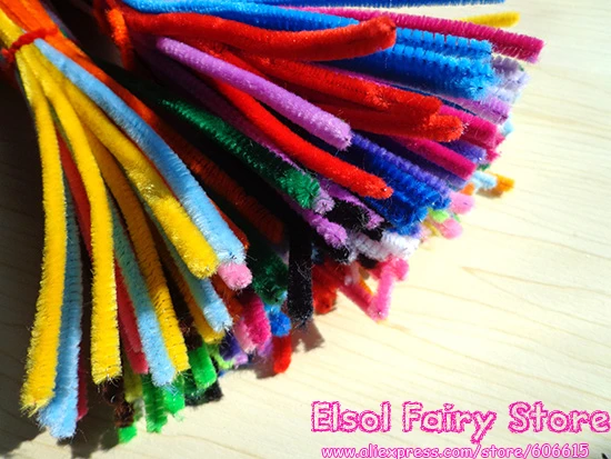 Wholesale Multi Color DIY Craft Twist stick, flower material lint stick ...