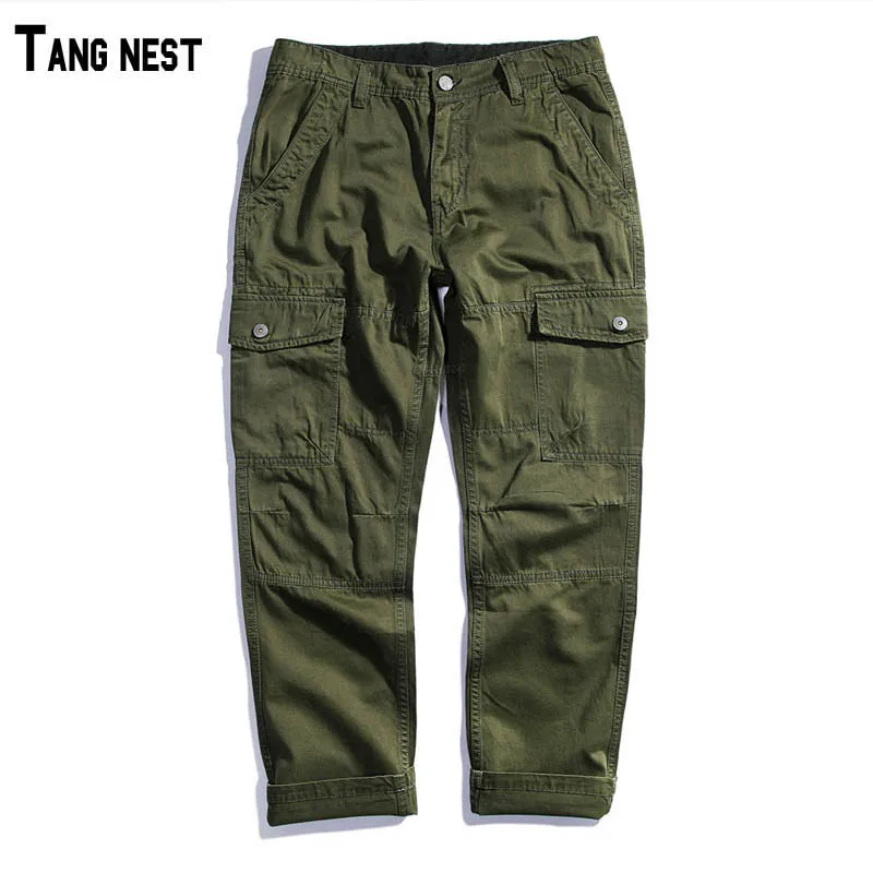 Tangnest hombres tobillo longitud Pantalones 2018 Internationale moda ...