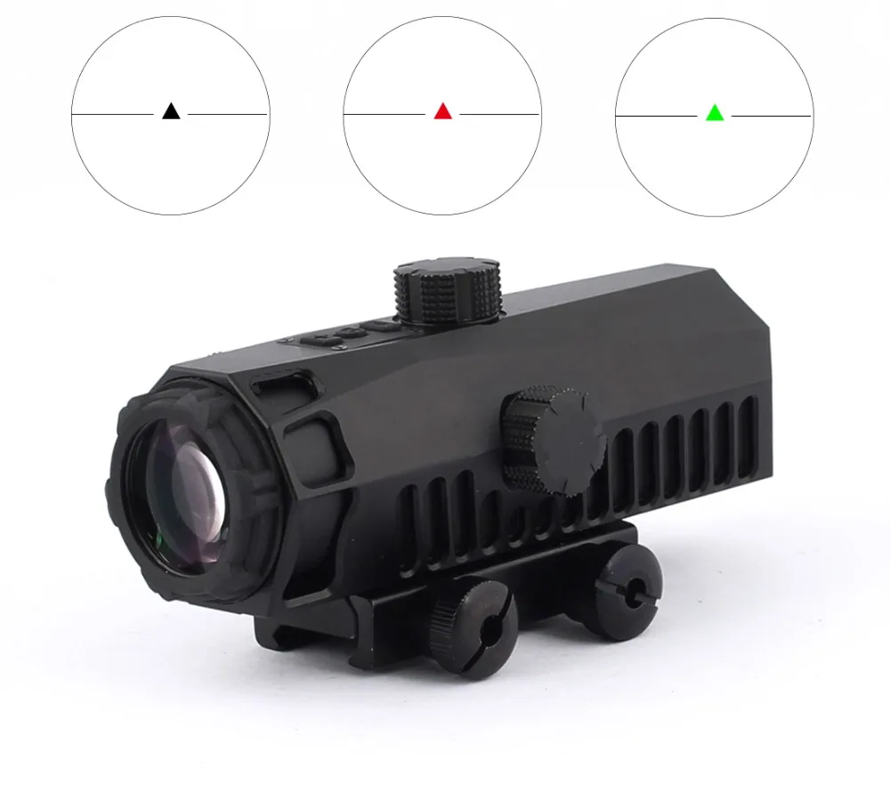 Spina Optics Tactical 151-4x32 Adjustable Rifle Scope With 3 Color ...