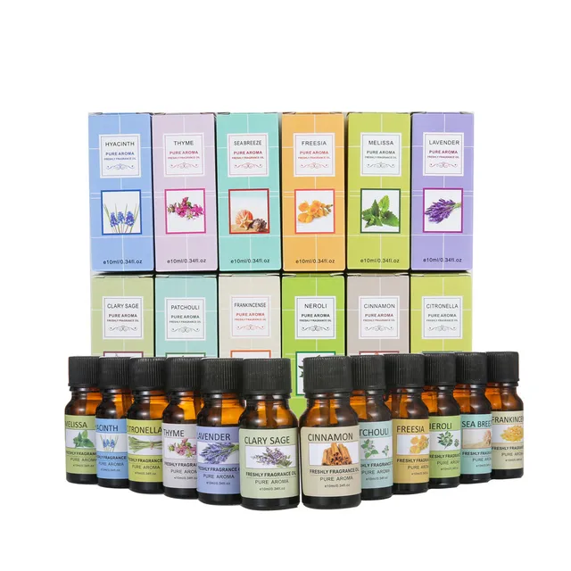 100 Pure Aroma Freshly Fragrance Oil 10ml Essential Oil Pure Natural Aromatherapy Oils Choose