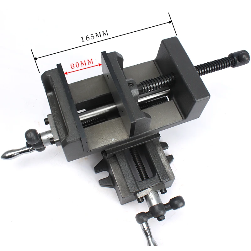 3" Compound Cross Slide Vise Heavy Duty 2-Way X Y Axis Industrial ...
