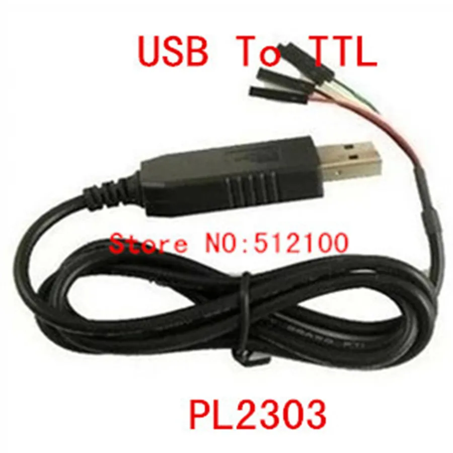 50pcs/lot PL2303 PL2303HX USB to UART TTL Cable module 4p 4 pin RS232 ...