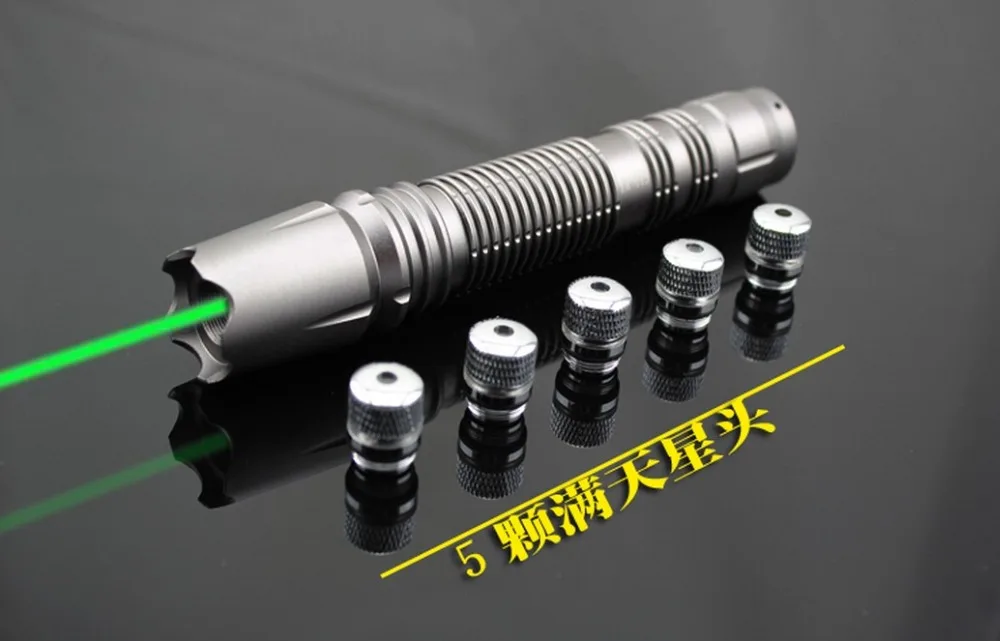 Professional Powerful!green laser pointers 6000mw 6w 532nm burn match ...