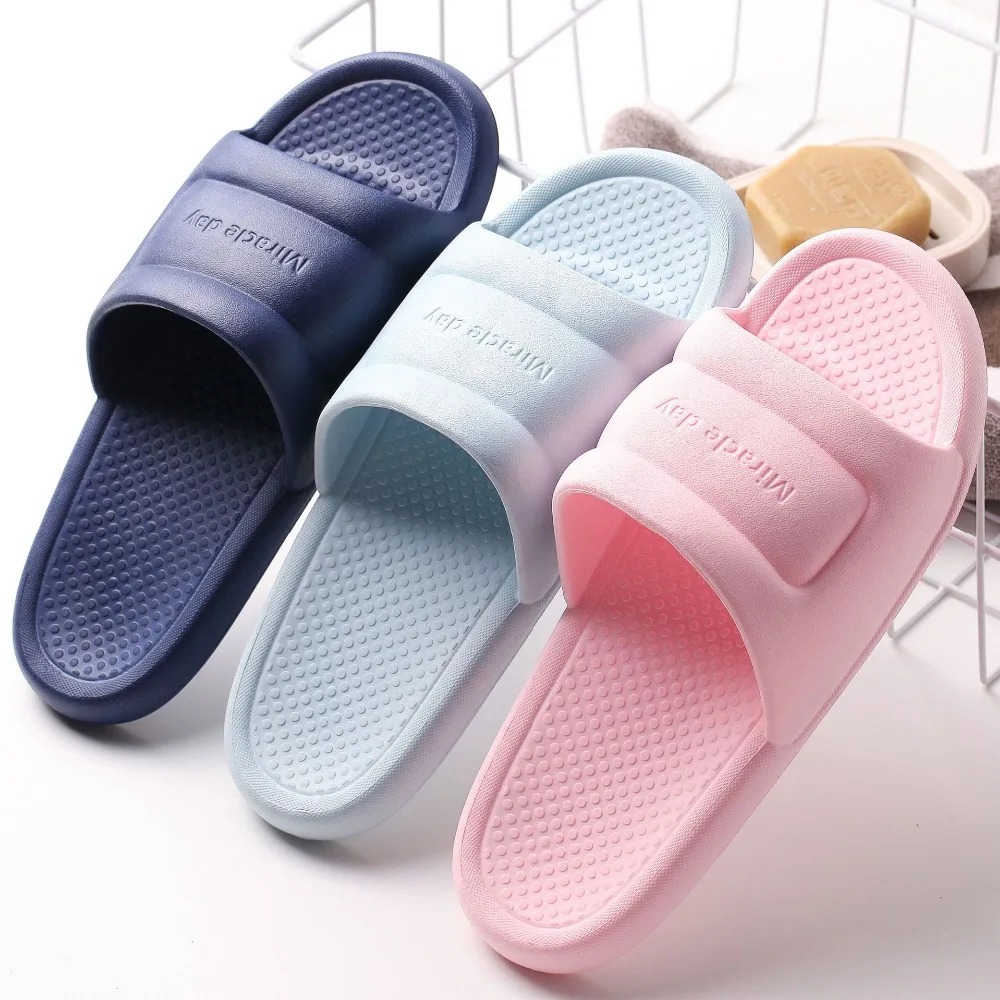Women Summer Slippers Home Bathroom Slippers Summer Indoor Women Shoes ...