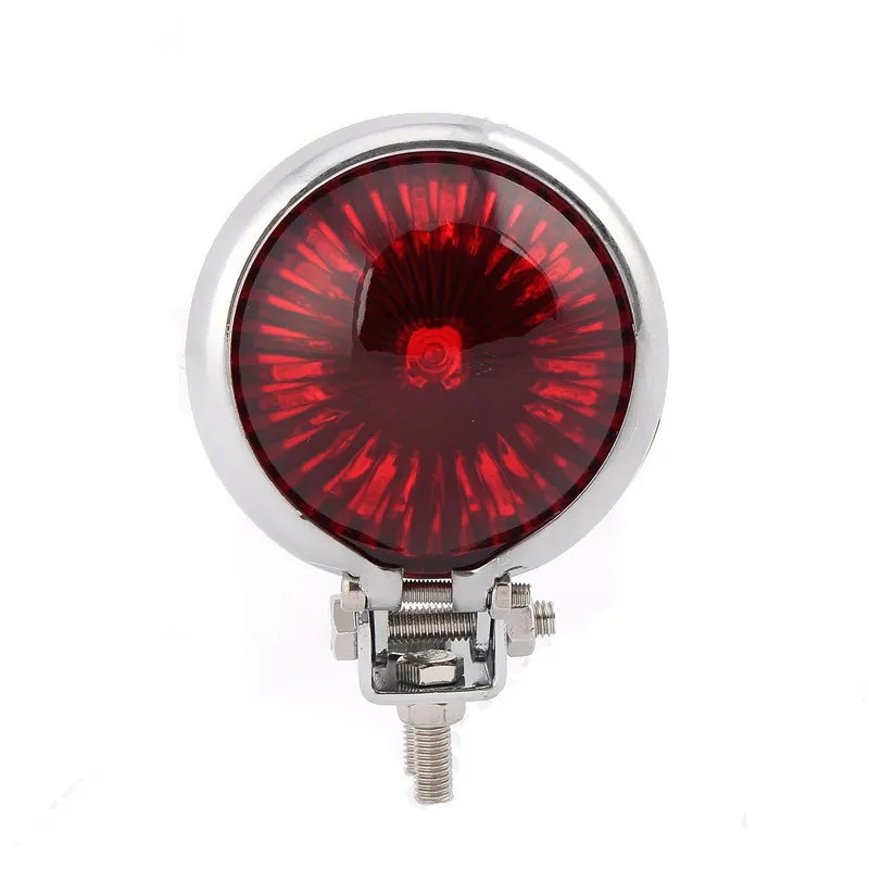 Chrome Mini Bates Style Chrome LED Stop and Tail light For Breakout ...