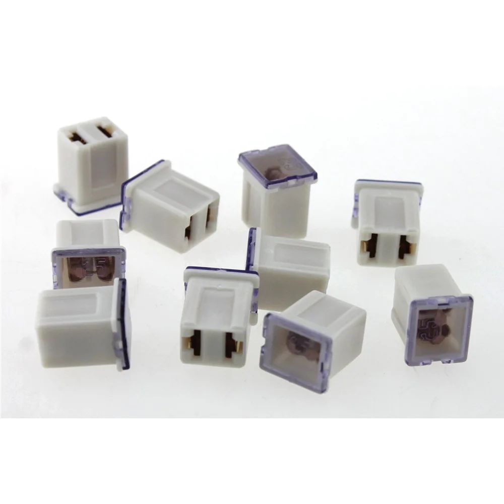 10 Pcs 25a 12v-58v Female Terminals Mini Pal Fuse For Car Auto/ Mini ...