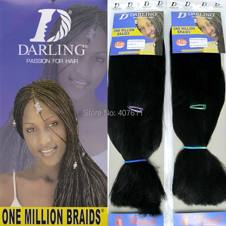 DARLING BRAIDS YAKI BRAID synthetic hair extension hot water use ...