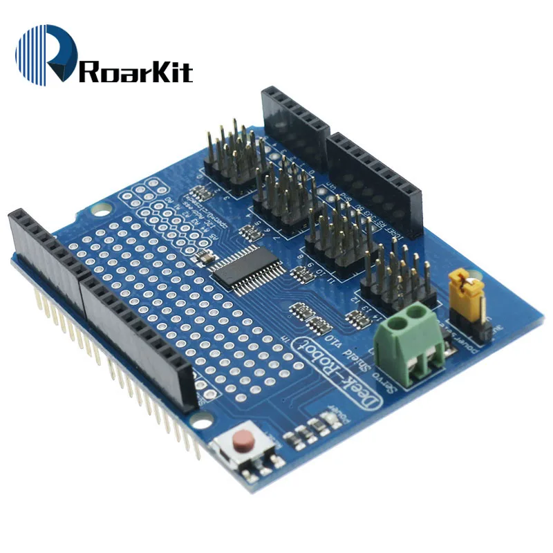 Free Shipping servo shield 16 Channel 12 bit PWM/Servo Driver I2C ...