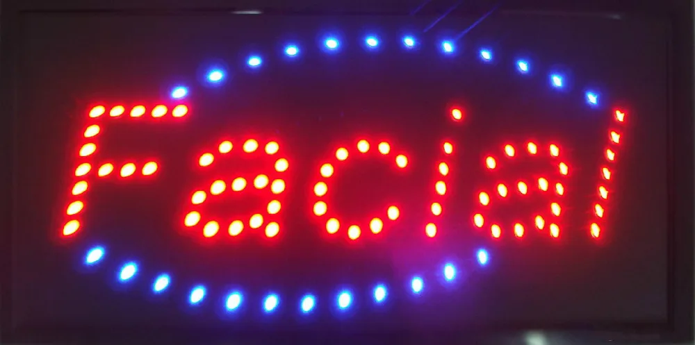 custom-facial-care-store-signs-Ultra-Bright-running-led-Advertising ...