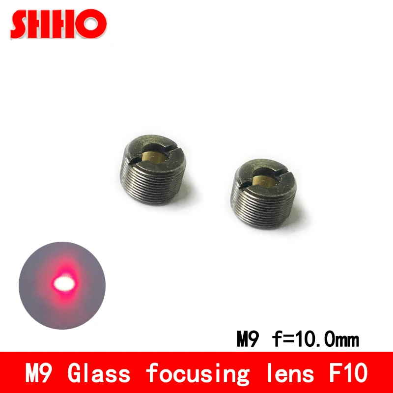 High quality M9 tooth distance 0.5mm D-ZK3 optical glass focusing lens ...
