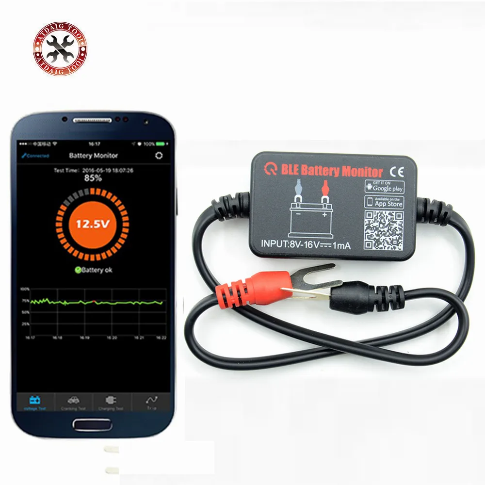 2024-Newest-Bluetooth-12V-Battery-Monitor-Car-Battery-Analyzer-Test-For ...