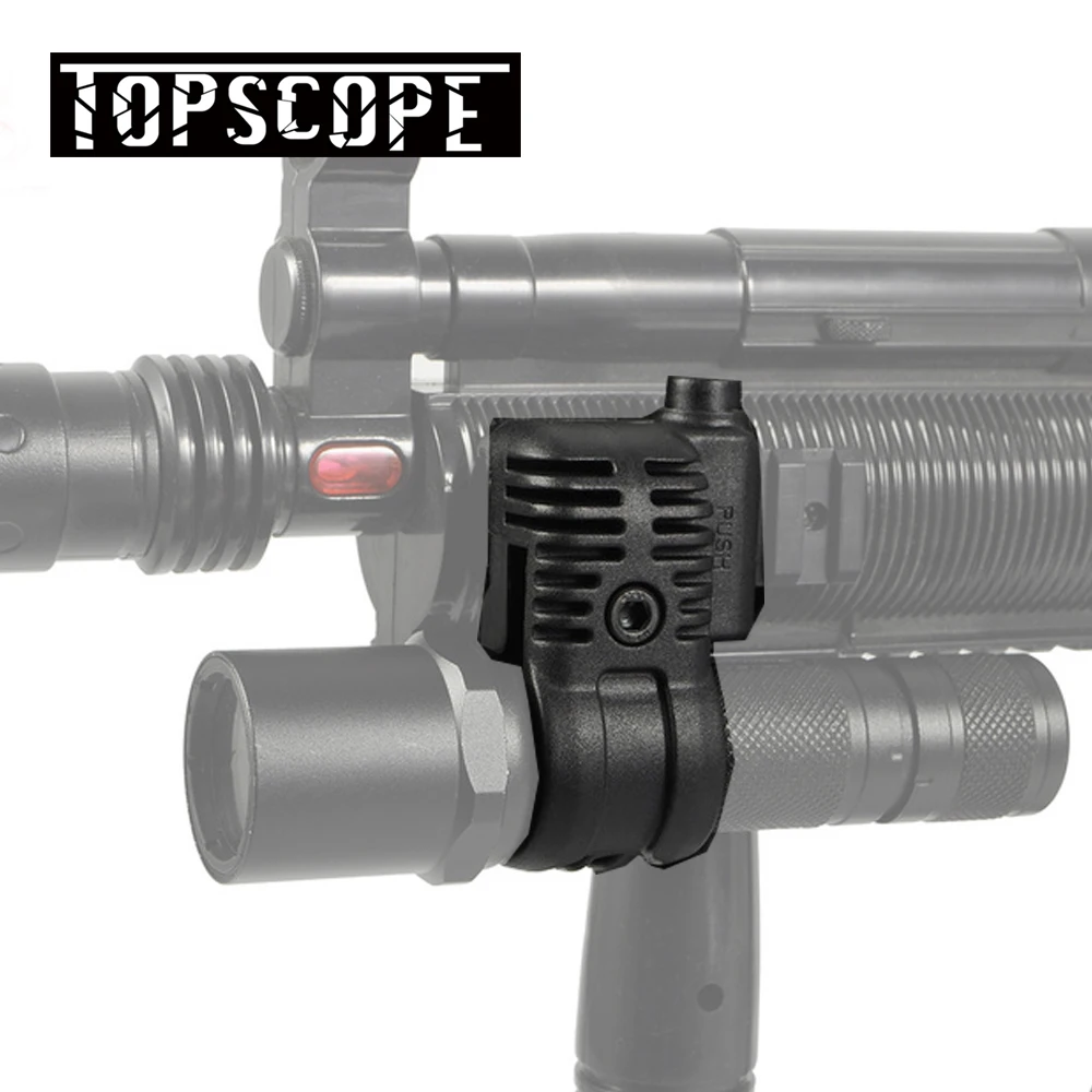 QR 25.4mm Scope Flashlight Ring Mount 20mm RIS Rail Hunting Tactical ...
