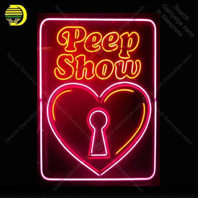Peep Show Neon Sign