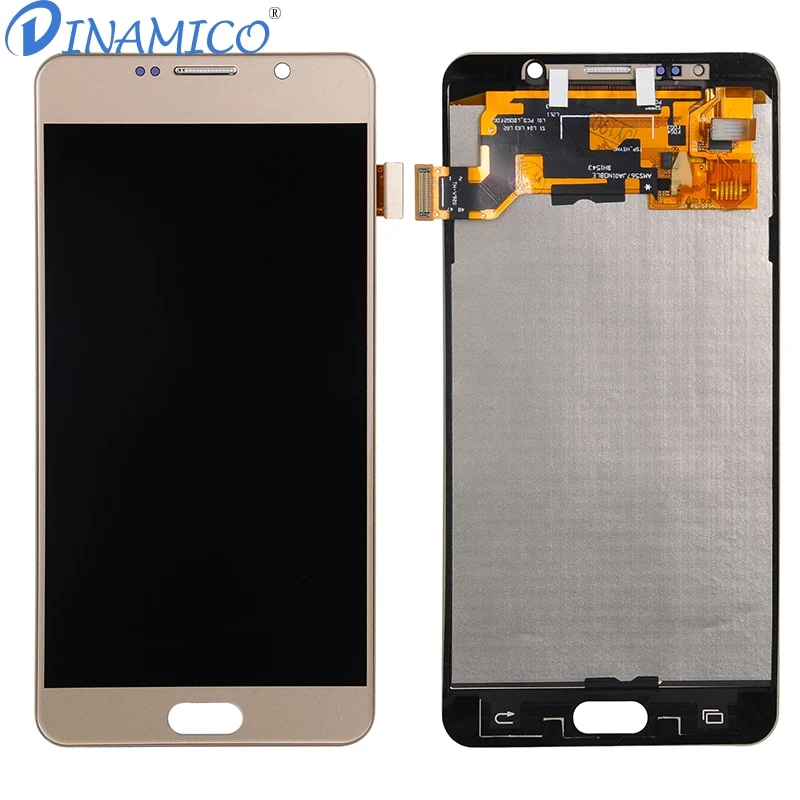 Dinamico для samsung Galaxy Note 5 ЖК-дигитайзер N9200 ЖК-дисплей N920F ...