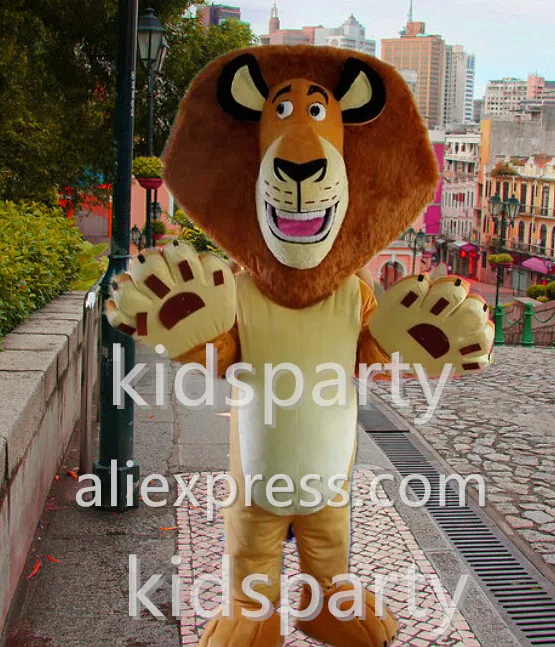 madagascar lion alex Mascot Costume doll minion Mascot alex Costume ...