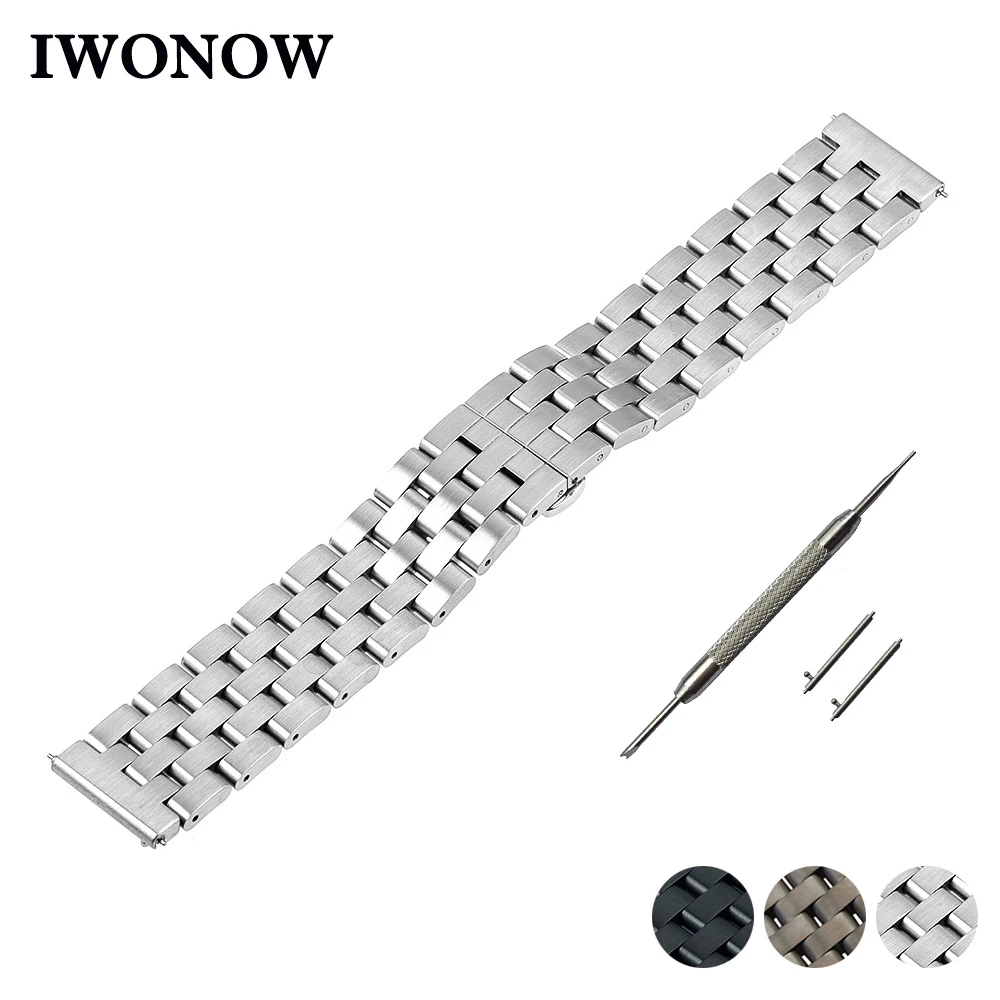Stainless Steel Quick Release Watch Band 20mm 22mm Universal Watchband ...