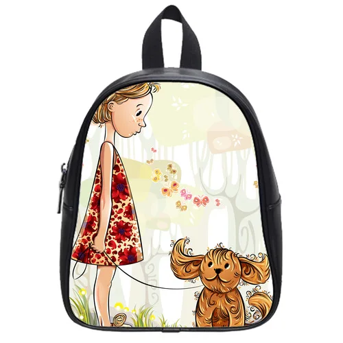 Fashion School Backpacks Customized Cute Puppy Lovely Dog Kid's School ...