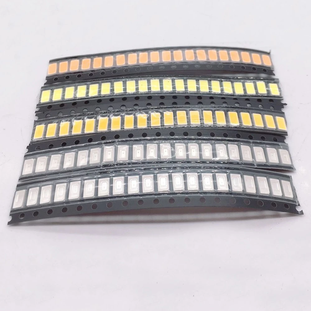 백색광 SMD 5730 5630 LED 5730 다이오드 (3.2 ~ 3.4V), 5630/5730 CW/WW, 0.5W 150Ma, 50 55lm, 6500K, 100 개 ...