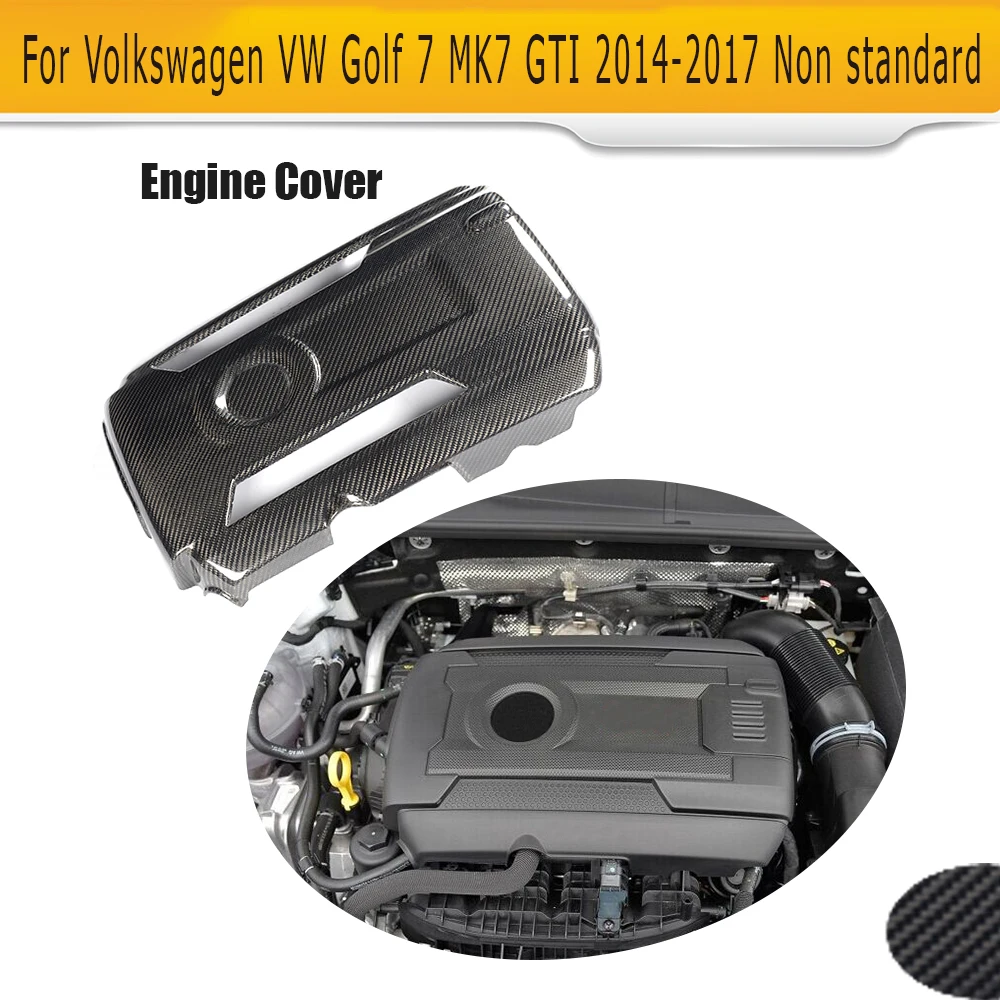 Carbon Fiber Add 에 엔진 Cover 보닛 대 한 Volkswagen VW GOLF 7 MK7 GTI 해치백 만 ...