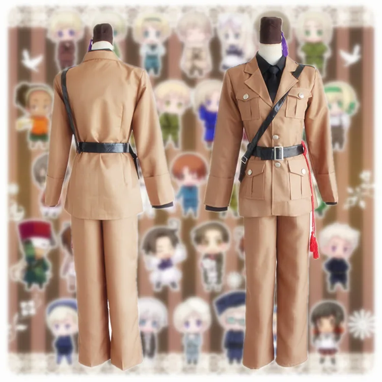 Full Set Axis Power Hetalia (aph) Italy Luciano Cosplay Costume ...
