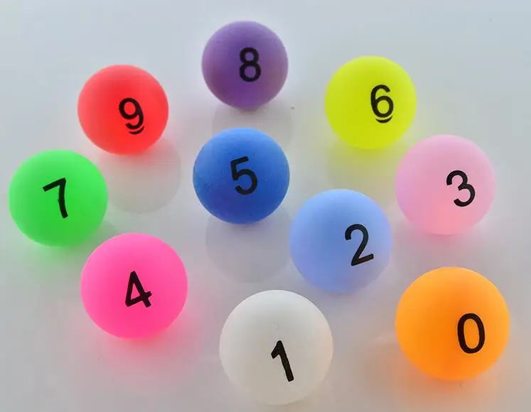 0 9 digital number color ball Lottery ball game ball|game vehicle|ball ...