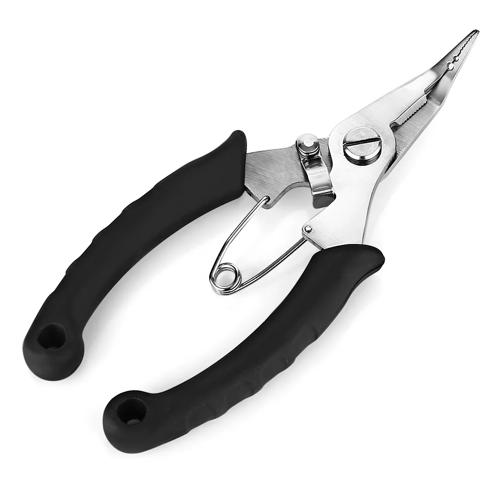 Outlife FG 1036A Rubber Handle Fishing Plier Braid Cutter Hook Remover ...