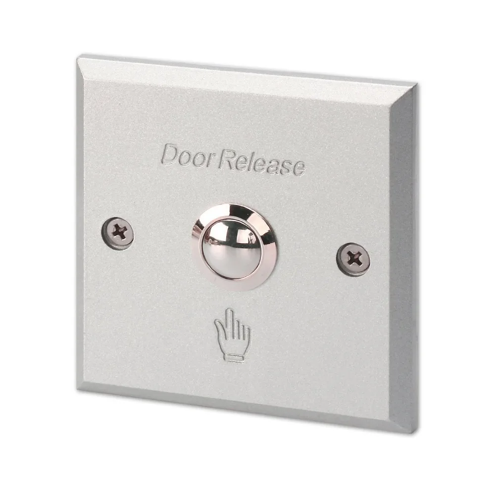 Free Shipping Aluminium Alloy Door Exit Button for Access Control Door ...