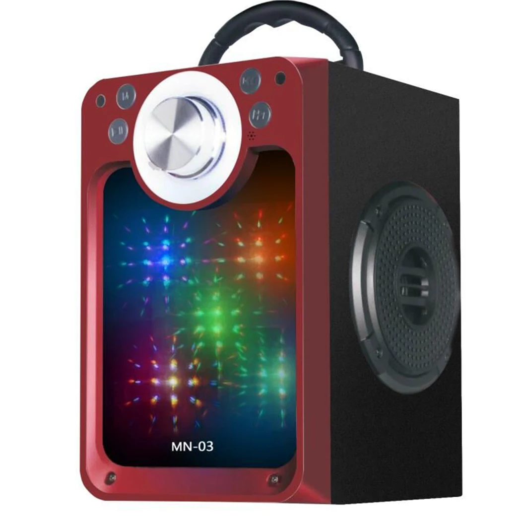 Portable LED colorido MN 03 Bluetooth altavoz estupendo bajo ruido ...