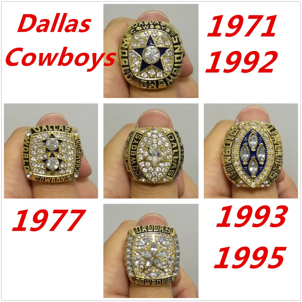 DALLAS COWBOYS AMERICAS TEAM SET OF FIVE (5) SUPER BOWL RINGS | eBay
