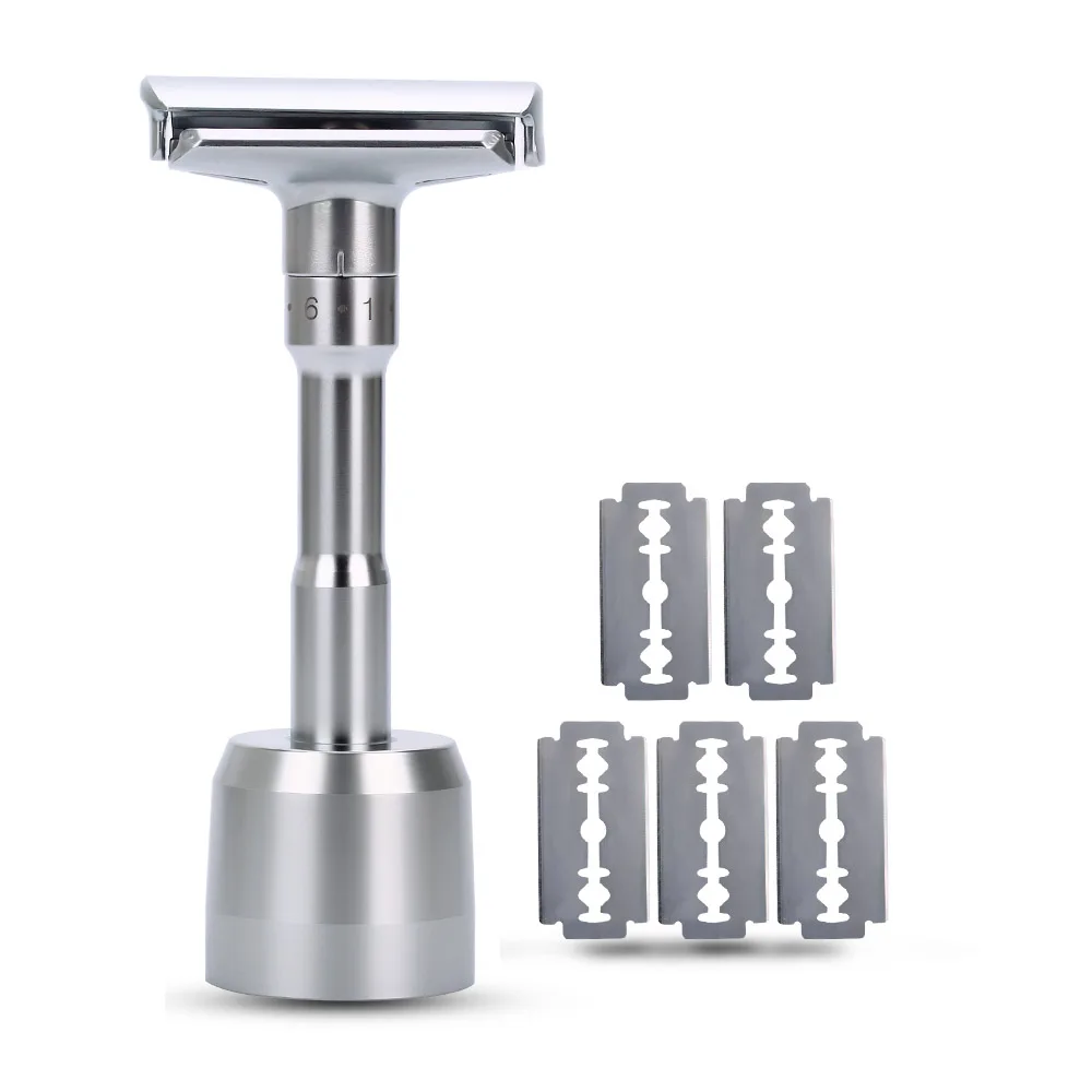 2021 Razor Mens Adjustable Shaving Double Edge Classic Safety Razor ...