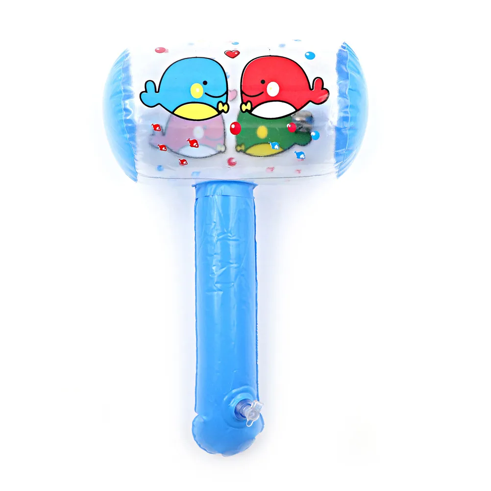1Pcs Kawaii Cartoon Air Hammer With Bell Inflatable Hammer Kids ...