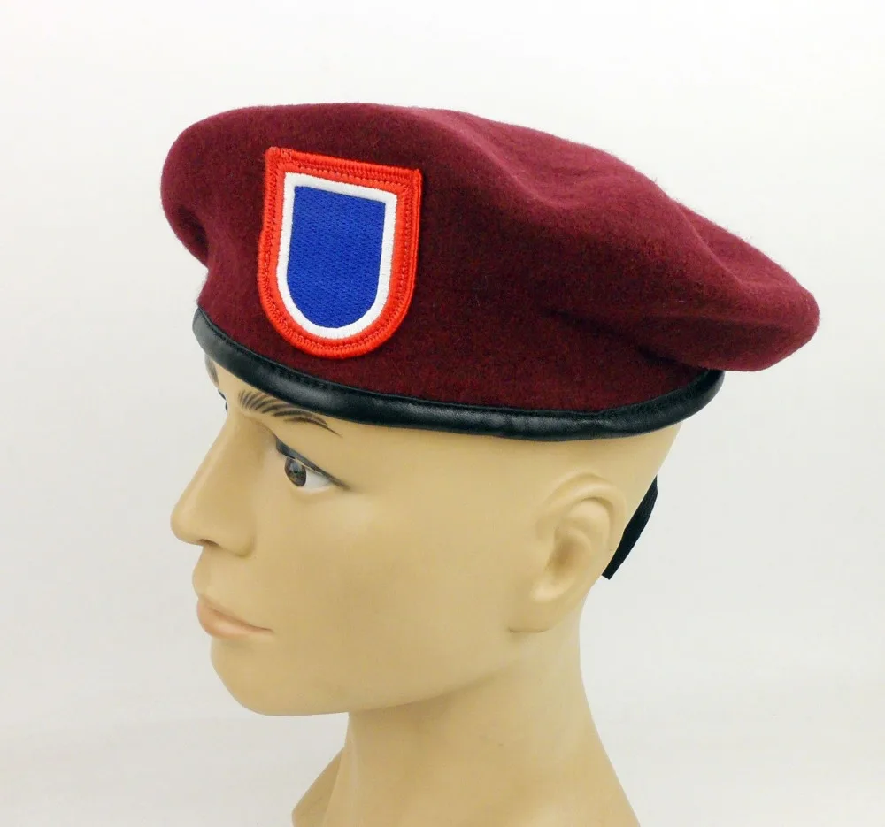 US Army 82nd Airborne Division Red Beret US Special Forces Beret Hat ...