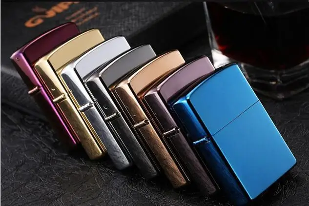 Windproof Classic Metal Cigarette Lighter for Smoking Men Women 10pcs ...