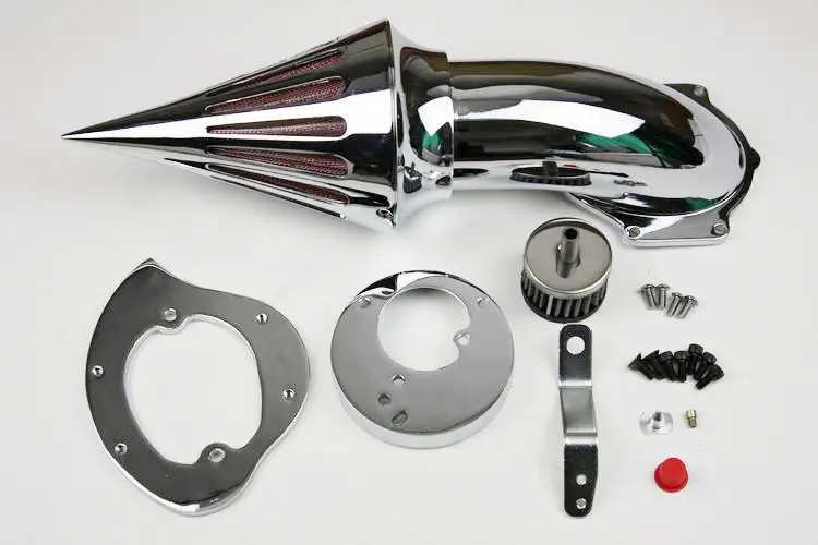 Chrome Motorcycle Spike Air Cleaner Intake Filter For Honda VTX 1300 ...