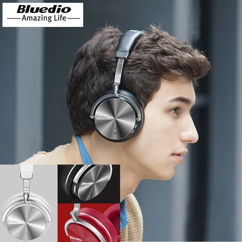 Bluedio T4 헤드폰 bluetooth 헤드셋 무선 헤드폰 휴대용 무선 sound 헤드셋 Mic tk t89 와 ANC ...