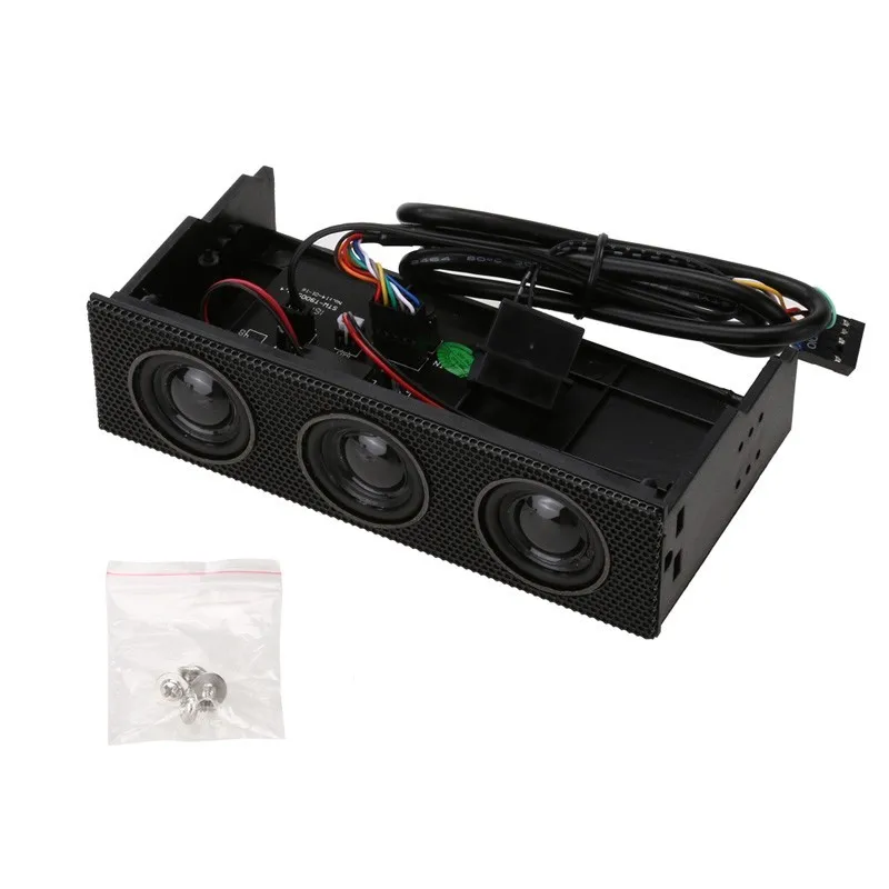 2020 5.25 Stereo Surround Speaker PC Front Panel Computer Case Built In ...
