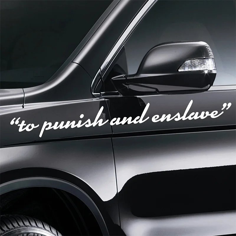 to punish and enslave Car Styling For All Car exterior accessories ...