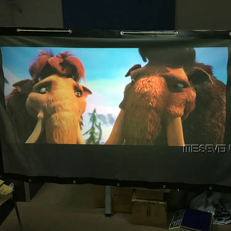 Rear Projector Screen 120 Inches 16:9 Portable Screens Business Show ...