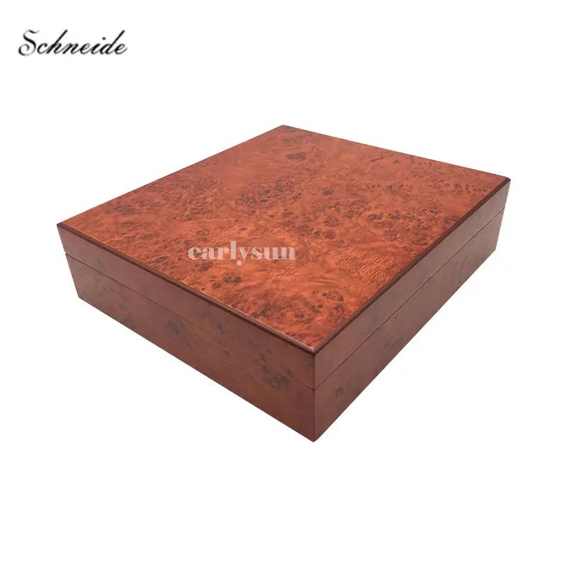 SCHNEIDE Spanish Cedar Travel Cigar Humidor Wood Case ...
