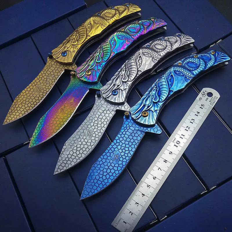 Personalized Engraved Multi Colored Knife Stainless Steel Engraved ...