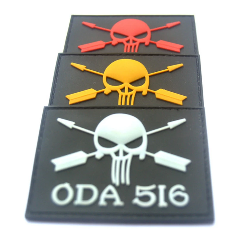 ODA 516 parche táctico 8*6,5 cm destacamento operativo Alpha parche ...