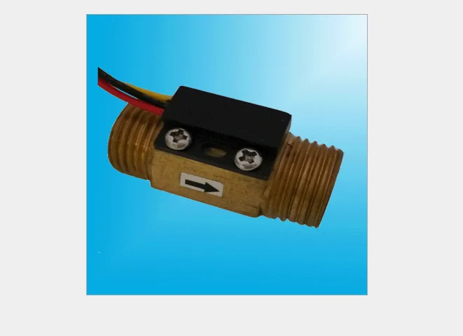 Circulating water system brass hall effect water flow sensor flowmeter ...